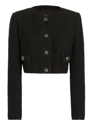 DOLCE & GABBANA Dolce & Gabbana Textured Cropped Jacket