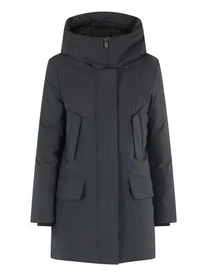 SAVE THE DUCK Hooded Parka Coat - Black