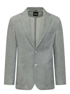 Hugo Boss Hanry Single-breasted Blazer - Gray