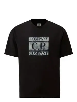 C.P. COMPANY Graphic Logo T-shirt - Blue