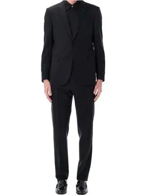 LARDINI Lardini Soiree Single-Breasted Suit Black