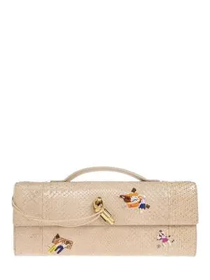 Bottega Veneta Andiamo Clutch - Beige