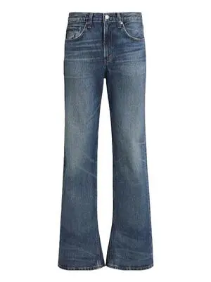 AGOLDE Mid-rise Flared Jeans - Blue