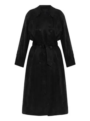 ALLSAINTS Lizie Belted Long Coat - Black