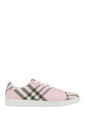 Burberry Checked Low-top Sneakers - Multicolor