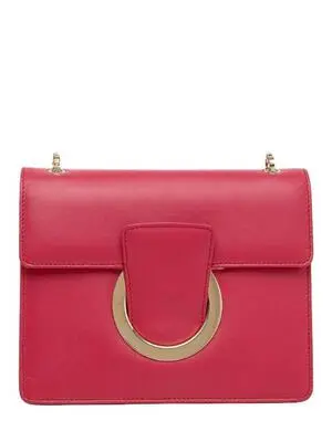 FERRAGAMO Gancini Shoulder Bag - Red