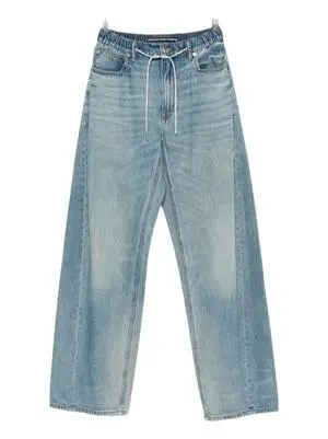 Alexander Wang Drawstring Jeans - Gray