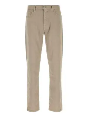 Zegna Jeans With Belt Loops - Nude