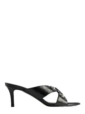 Balenciaga City Sandal - Black