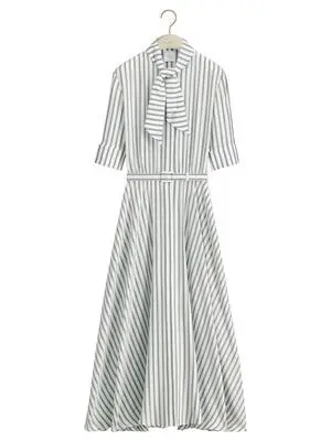 Dior Mid-length Belted Dress - Gray