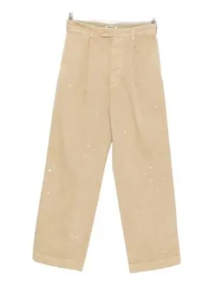 Auralee Paint-splatter Straight Leg Pants - No