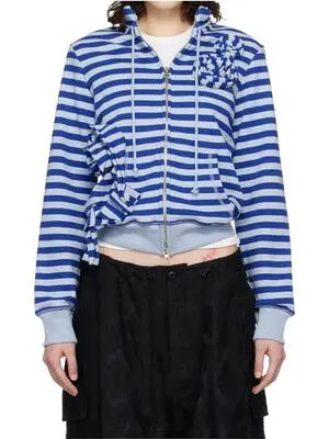 OPEN YY Appliqué Zip-up Sweatshirt - Multicolor