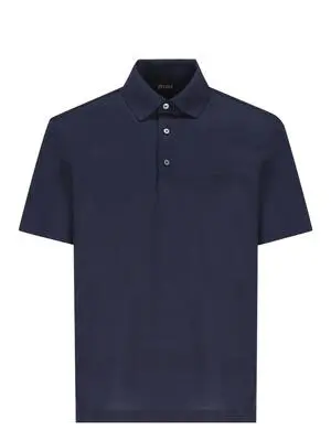Zegna Zegna Classic Regular-Fit Polo Shirt Black