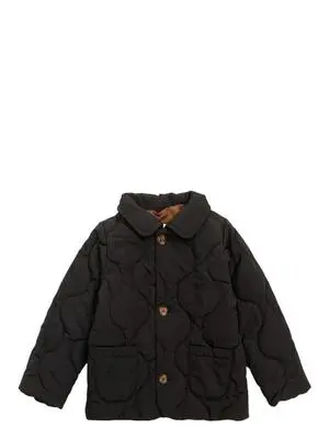Bonpoint Quilted Cotton Coat - Black