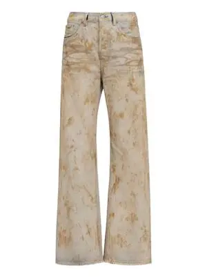 Acne Studios Wide Leg Jeans - Nude