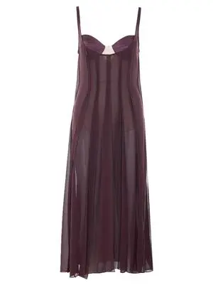 ELISABETTA FRANCHI Elisabetta Franchi Sleeveless Maxi Dress With Back Zipper Closure