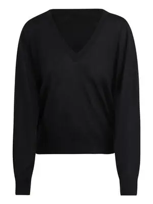 LOULOU STUDIO V-neck Sweater - Black