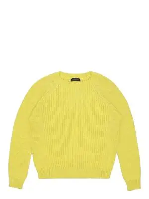 Max Mara Round Neck Long-sleeved Sweater - Yellow
