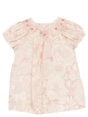 Bonpoint Floral Printed Dress Set - Pink
