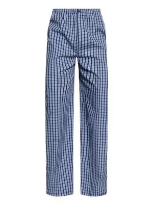 Vetements Plaid Trousers - Blue