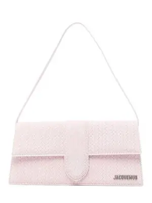 Jacquemus Logo Lettering Flap Shoulder Bag - Pink