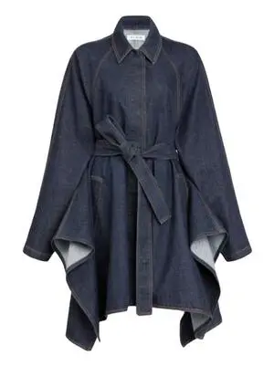 ALAÏA Alaia Belted Denim Coat