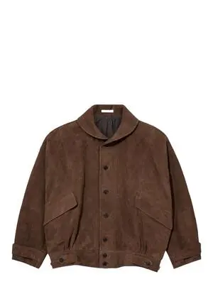 Auralee Button-front Jacket - Brown