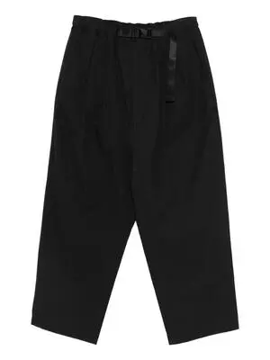 Comme Des Garçons Belted Pleated Trousers - Black