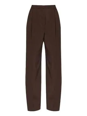 IRO PARIS Tailored Pleated Wide-leg Trousers - Brown