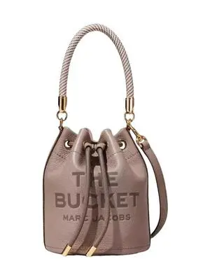Marc Jacobs Marc Jacobs Logo Drawstring Bucket Bag Brown