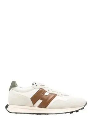 Hogan H601 Sneakers With Side Logo Detailing - White