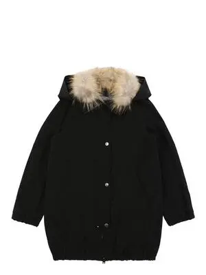 Max Mara Hooded Long Sleeve Jacket - Black