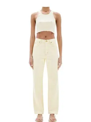 SLVRLAKE Slvrlake Paradise High-Waisted Straight Leg Jeans