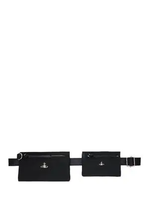 VIVIENNE WESTWOOD Double Pouch Belt - Black