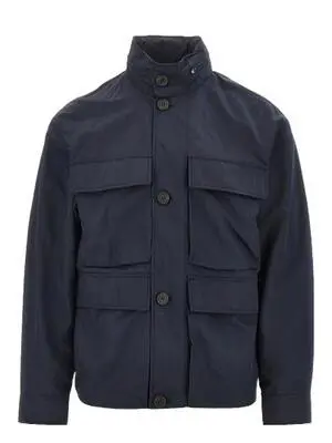 Emporio Armani Button Jacket - Black