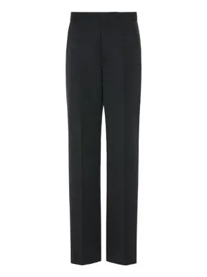MAISON MARGIELA Wool Trousers - Dark Grey