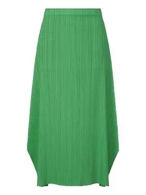 PLEATS PLEASE BY ISSEY MIYAKE Pleated Skirt - Grass Green