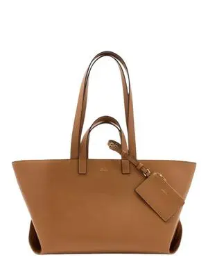 A.P.C. A.P.C. Le Drummer Leather Tote Bag