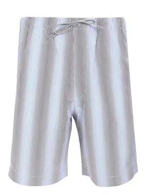 Dries Van Noten Striped Drawstring Shorts - Light Blue