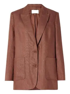 Zimmermann Illuminate Suit Jacket - Rust-colored