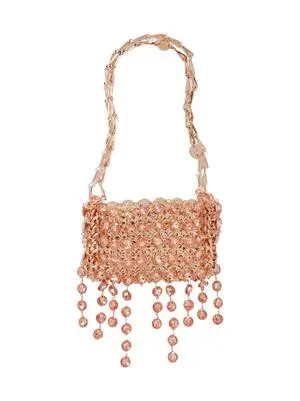 Rabanne Crystal-embellished Chainmail Shoulder Bag - Nude