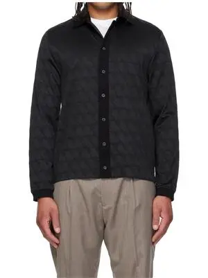 Paul Smith Long-sleeved Jacquard Shirt - Blue