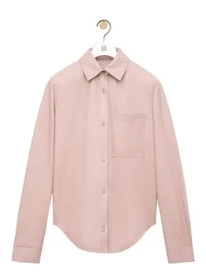 LOEWE Loewe Lambskin Shirt With Embossed Logo