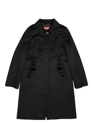 MAX MARA Max Mara Lapel Coat With Embellished Pockets