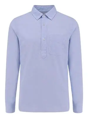 Aspesi Pocket Long-sleeve Shirt - Blue