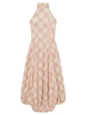 Gimaguas Sleeveless Maxi Dress With Open Back - Pink