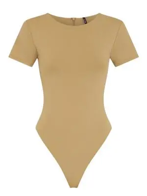 ENTIRE STUDIOS Short Sleeve Bodysuit - Nude