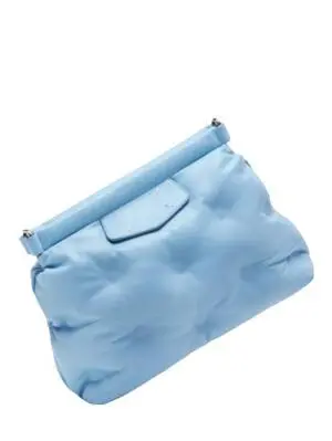 MAISON MARGIELA Glam Slam Clamshell Clutch Bag - Light Blue