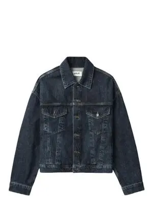 AGOLDE Denim Button Jacket - Black