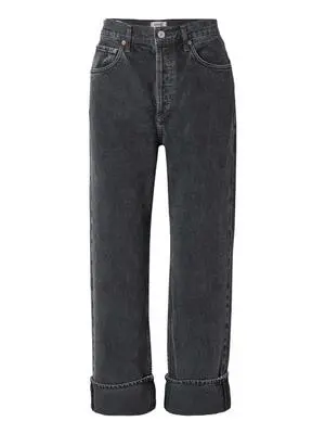 AGOLDE Straight Leg Jeans - Black